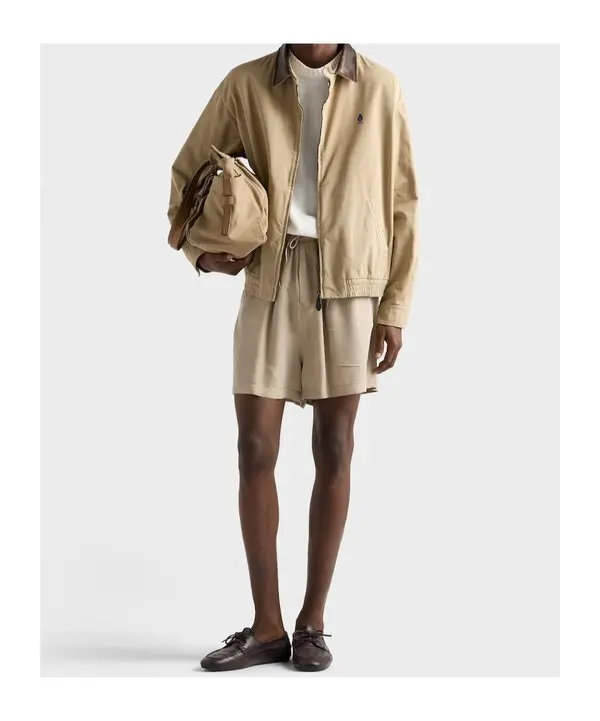 Prada Contrast Collar Jacket - Rope Ash