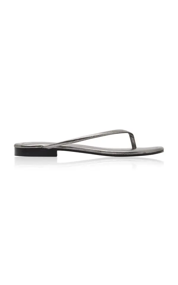 ST. AGNI Fine Flip Flop - Silver