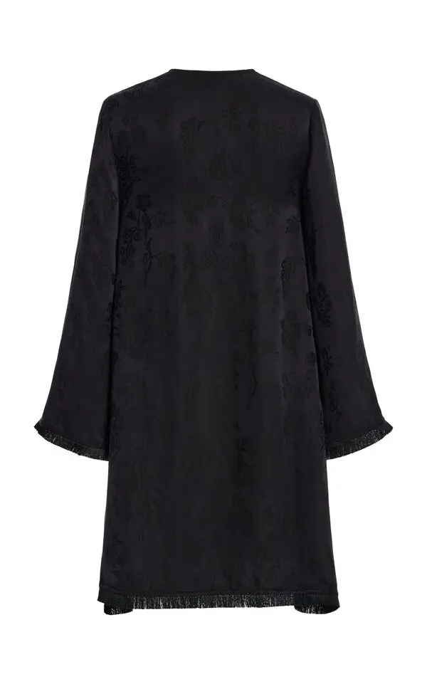 BY MALENE BIRGER Paulina Cupro-blend Tunic - Black