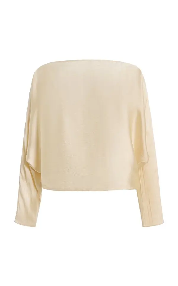 BY MALENE BIRGER Simone Pleated Blouse - Ivory