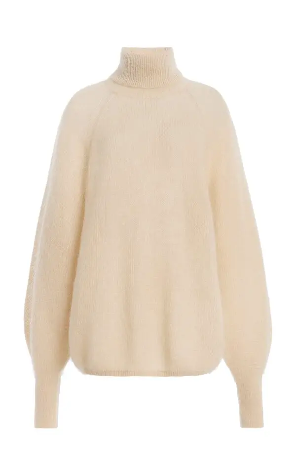 BY MALENE BIRGER Magoo Mohair-wool Turtleneck Sweater