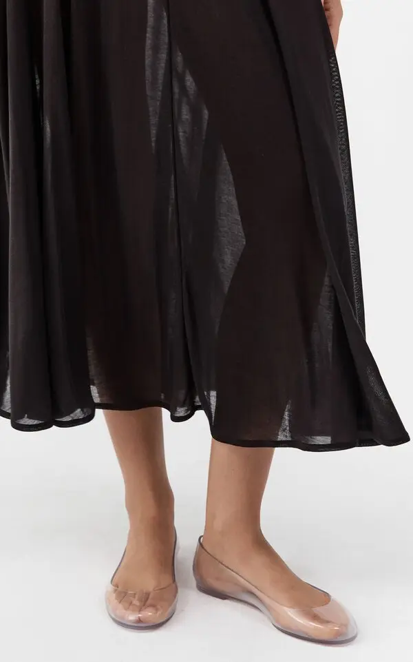 ST. AGNI Jelly Ballet Flat - Clear