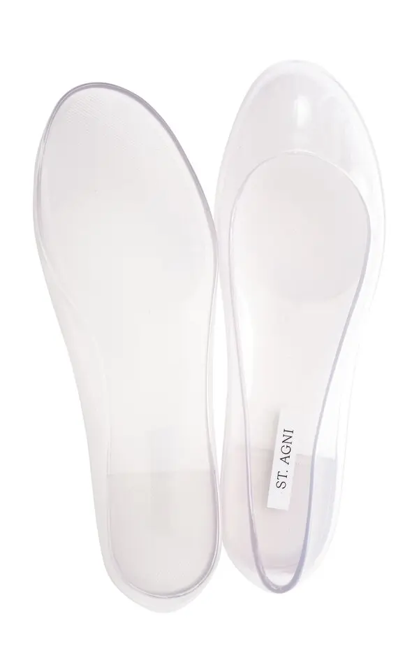 ST. AGNI Jelly Ballet Flat - Clear