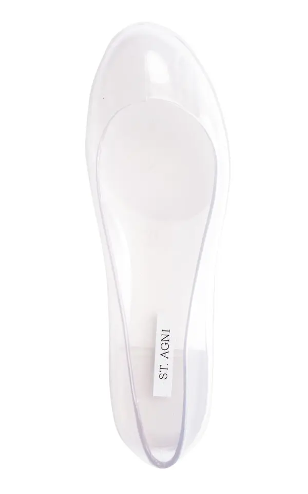 ST. AGNI Jelly Ballet Flat - Clear