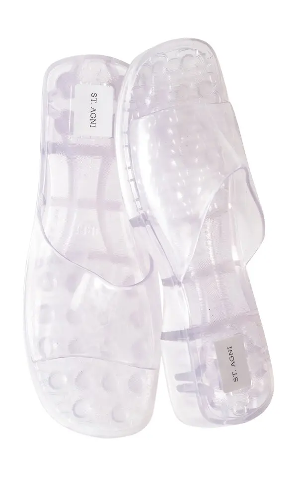 ST. AGNI Jelly Mule - Clear