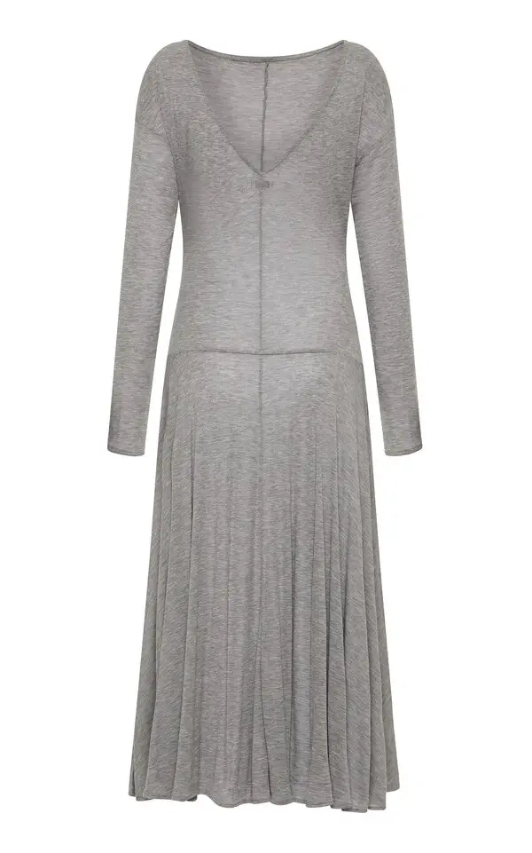ST. AGNI Tissue Jersey Bateau Lyocell Dress