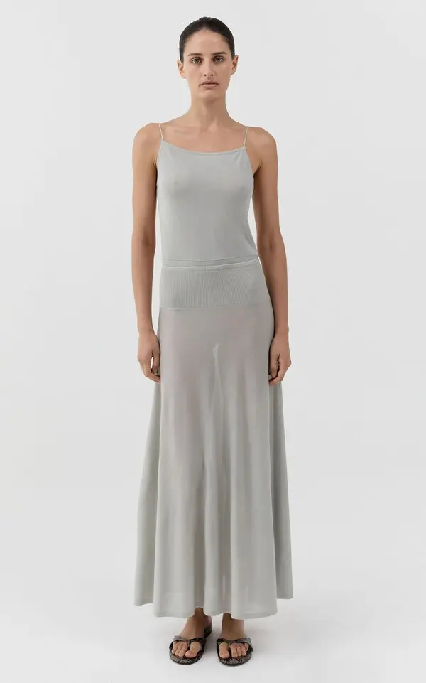 ST. AGNI Detachable Knit Lyocell Dress