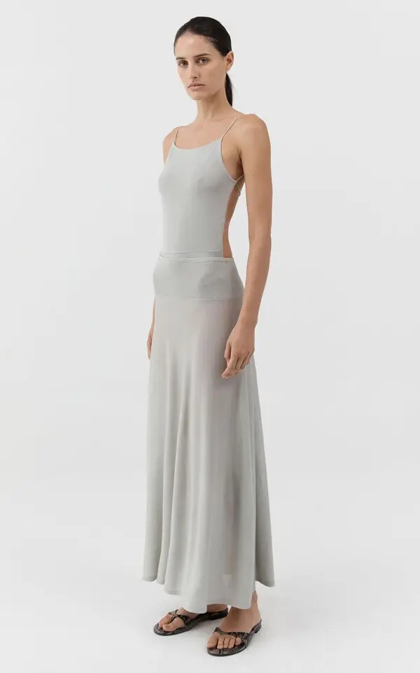 ST. AGNI Detachable Knit Lyocell Dress
