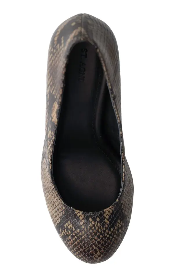 ST. AGNI Round Toe Pump 90
