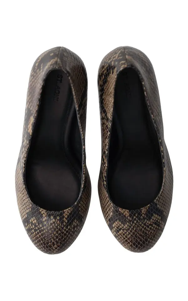 ST. AGNI Round Toe Pump 90