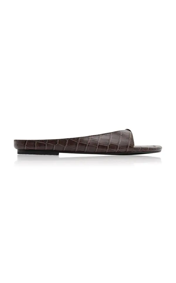 ST. AGNI 90's Round Toe Ballet Flat - Brown