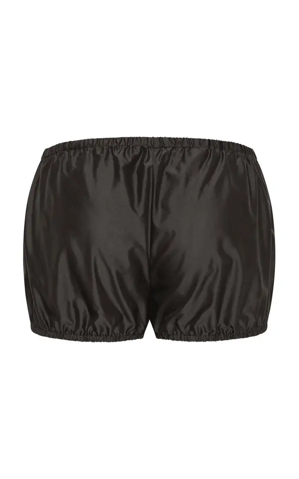 ST. AGNI Paper Taffeta Petite Silk Shorts