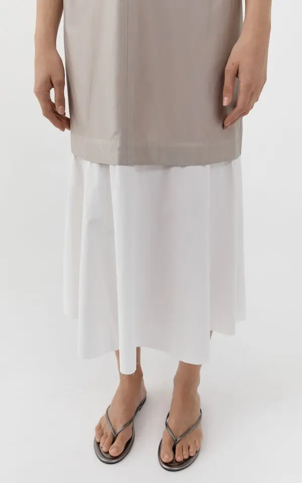 ST. AGNI Paper Taffeta Silk Cotton Dress