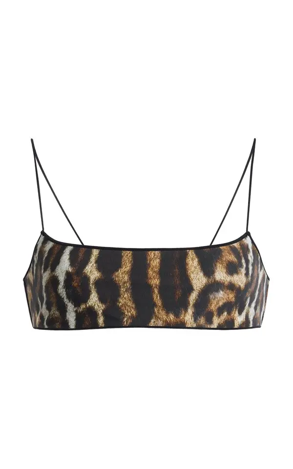 TROPIC OF C The C Bralette Bikini Top - Brown