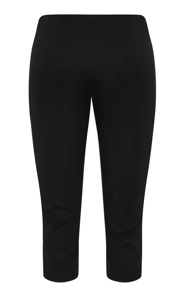 ST. AGNI Compact Capri Cotton Slim Leg Pants