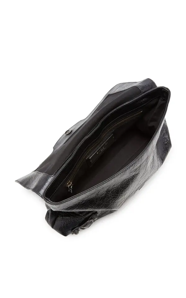 Balenciaga Le City Small Leather Clutch