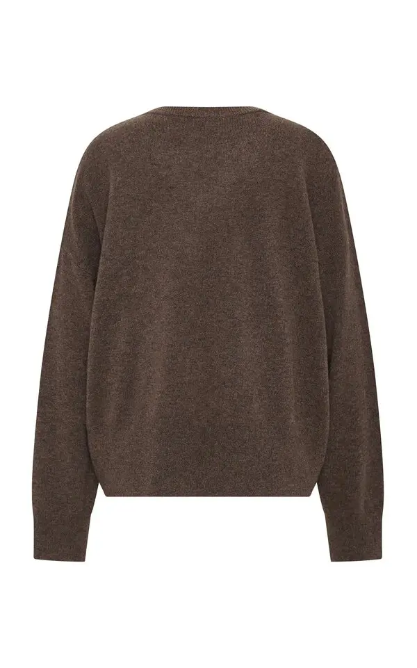 ST. AGNI V Ribbed Cashmere Sweater - Brown