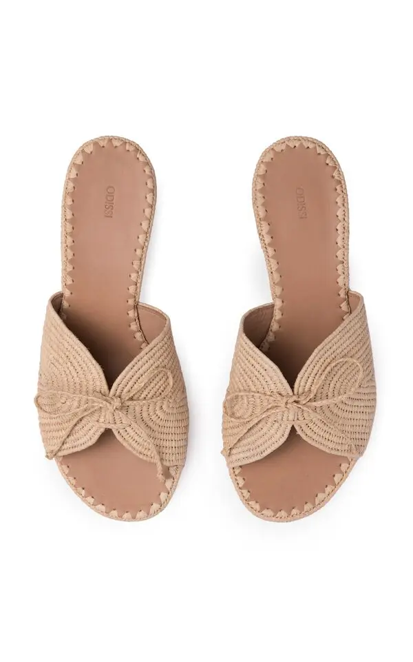 ODISSI Lipa Rafia Slides - Neutral