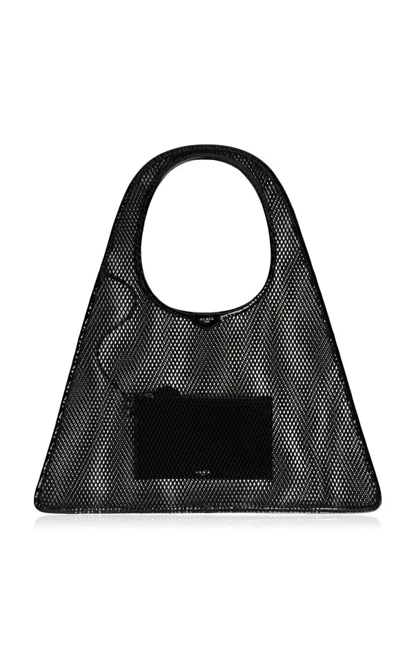 Alaïa Hobo Patent Leather Tote Bag - Black