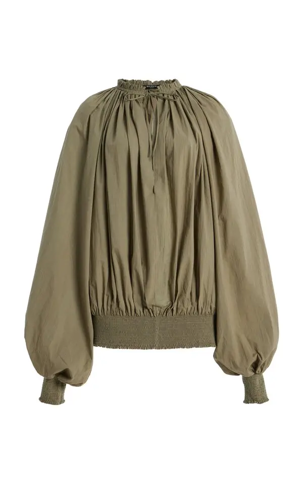 Balmain Cotton Blouse - Green