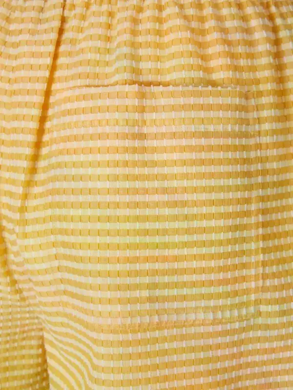 Simkhai Checkered Straight-leg Trousers