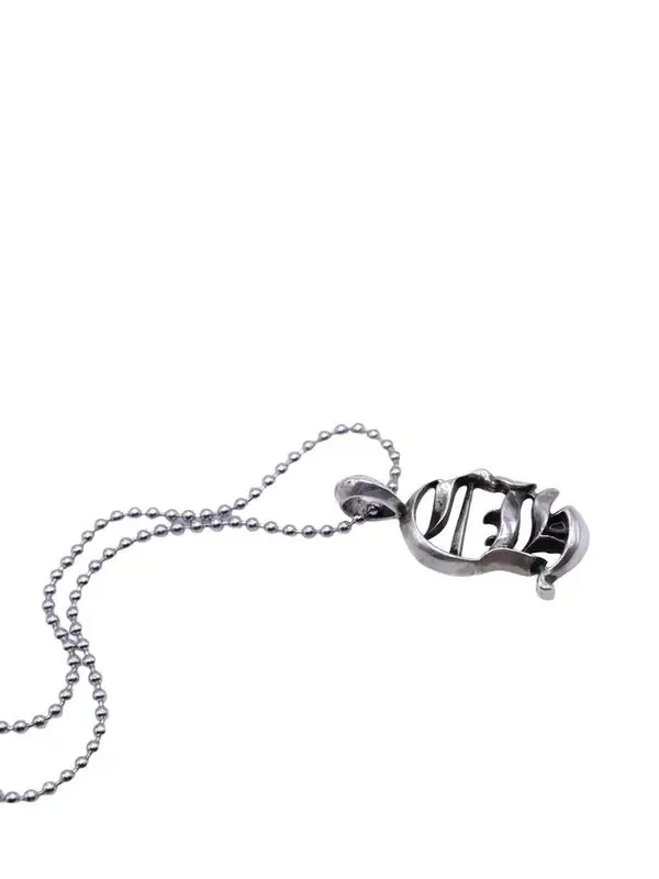 Chrome Hearts Ch Logo Ball Chain Pendant - Silver