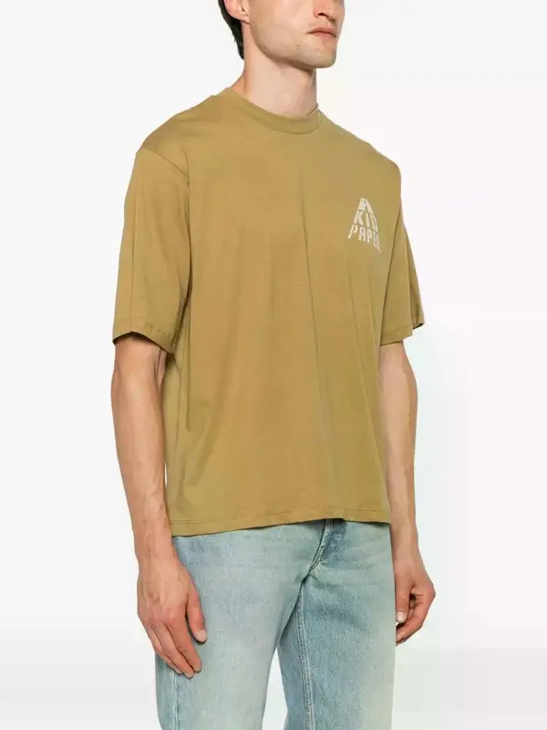 A PAPER KID Logo-print Cotton T-shirt