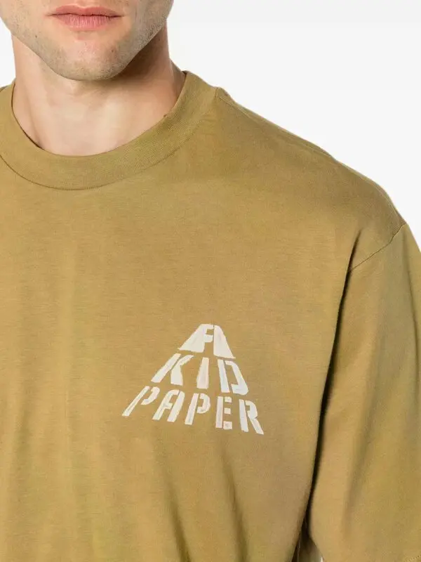 A PAPER KID Logo-print Cotton T-shirt