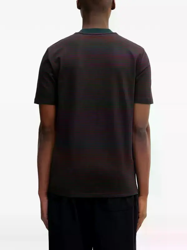 Fred Perry Striped Laurel Wreath T-shirt
