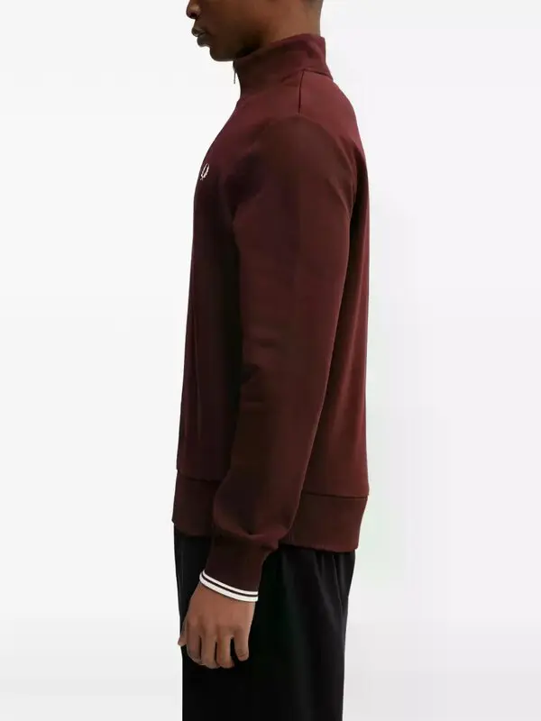 Fred Perry Half-zip Embroidered Sweater