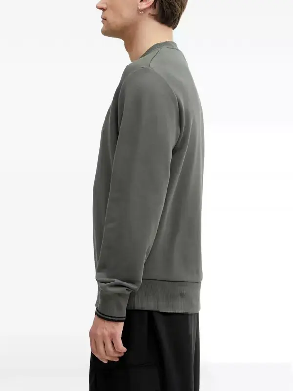 Fred Perry Embroidered Laurel Wreath Crew Neck Sweater