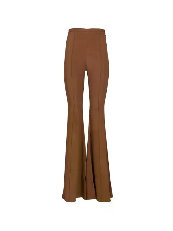 TALLER MARMO Mae Flared Trousers - Brown