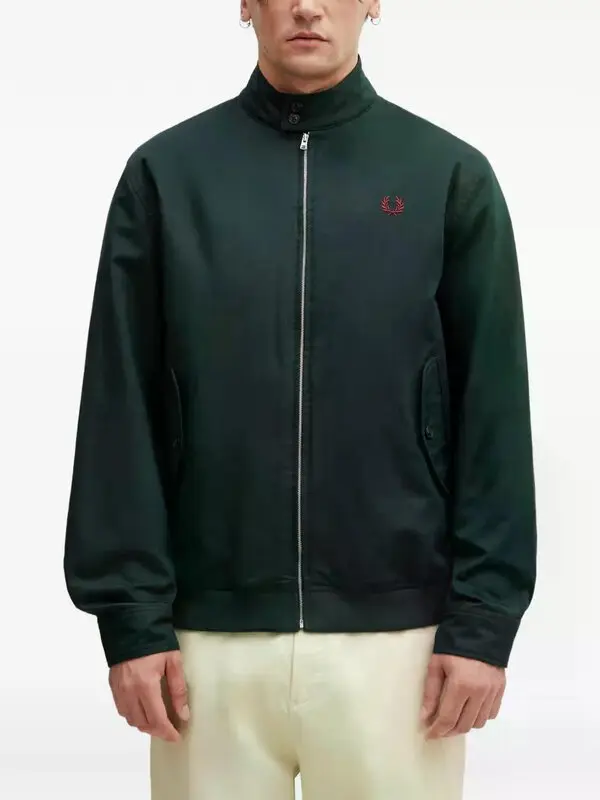 Fred Perry Logo Embroidered Harrington Jacket