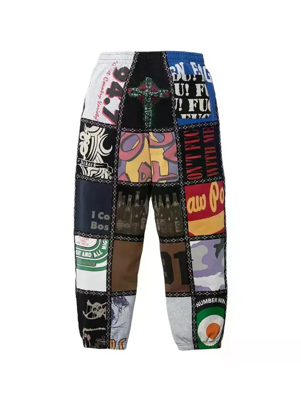Supreme Number Ine Patchwork Track Pants