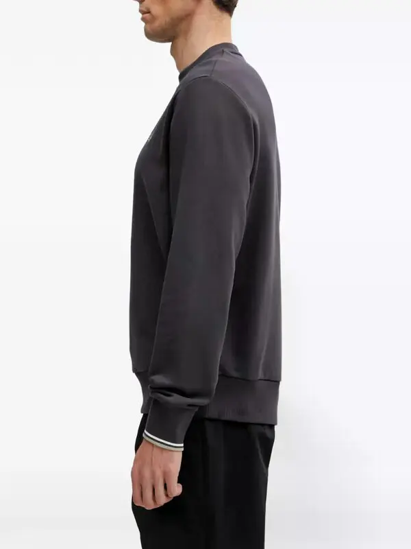Fred Perry Embroidered Tipped Cuff Sweater