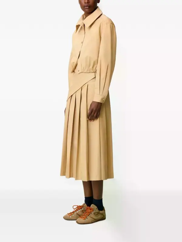 Claudie Pierlot Cropped High Neck Shirt