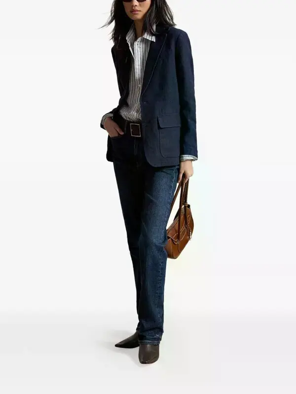 Polo Ralph Lauren Single-breasted Linen Blazer
