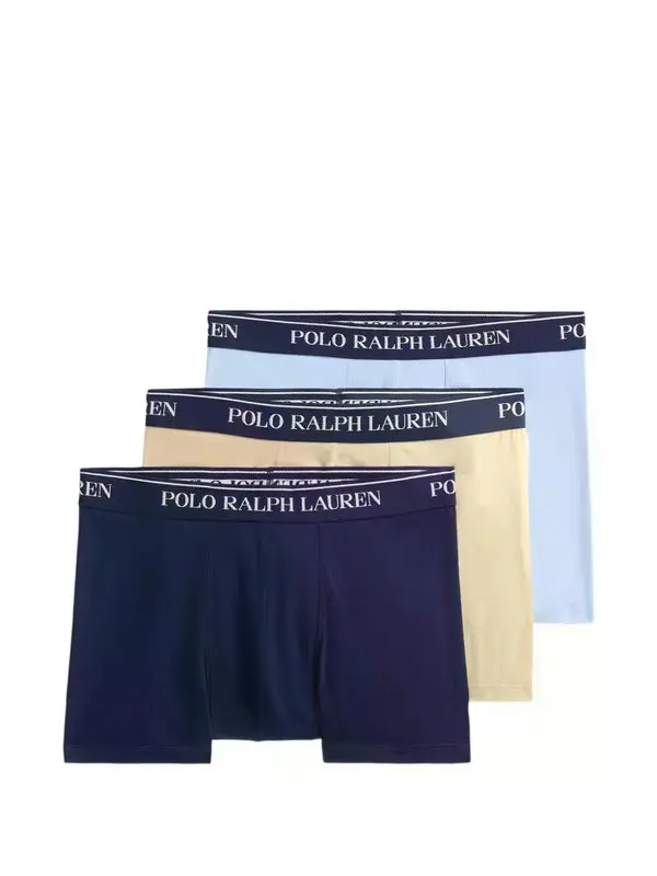 Polo Ralph Lauren Logo-waistband Boxer Briefs - Blue