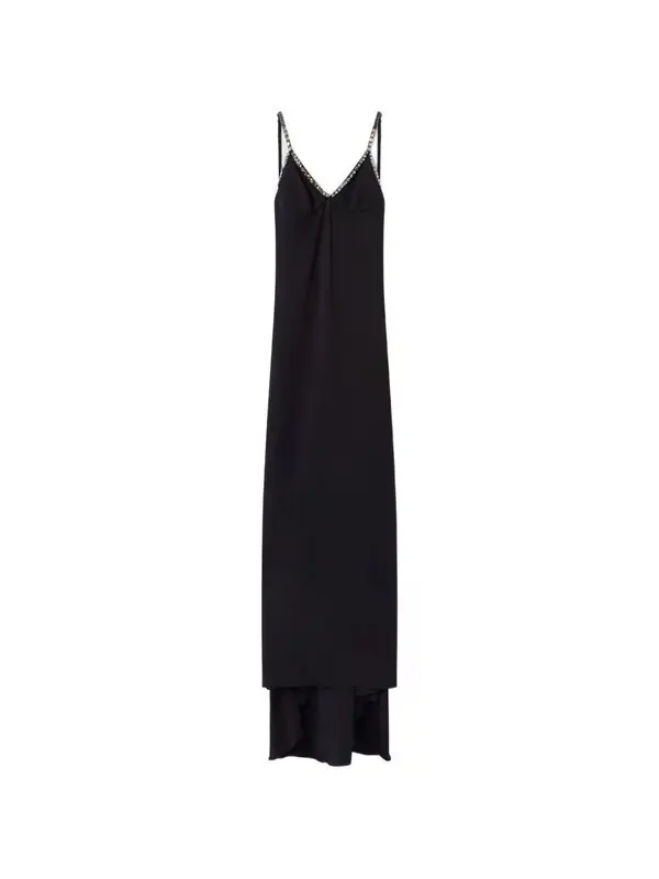Stella McCartney Embellished Floor-length Gown - Black