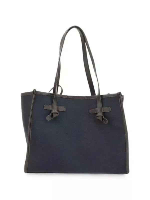MARCELLA CLUB Leather-trim Shoulder Bag