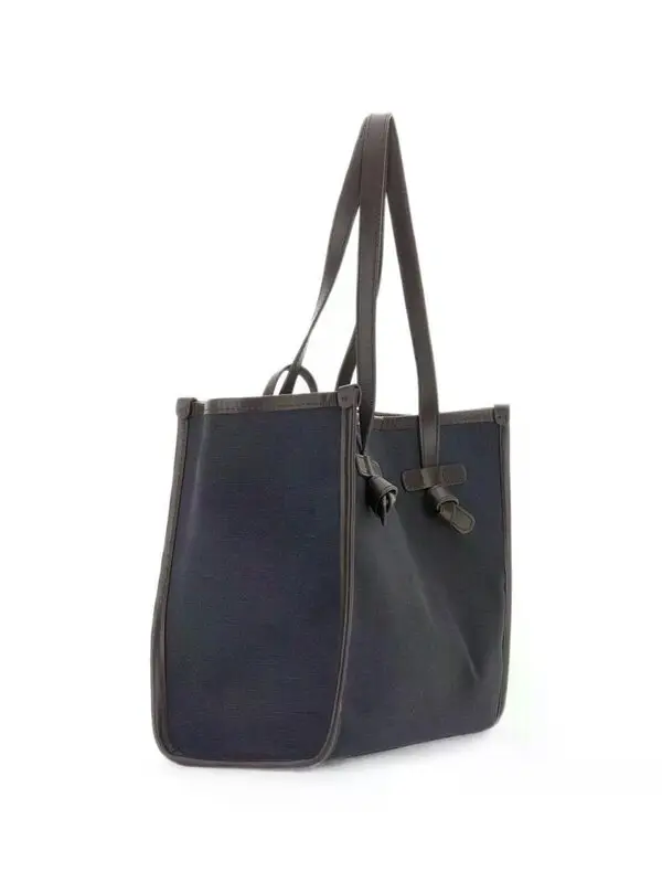 MARCELLA CLUB Leather-trim Shoulder Bag