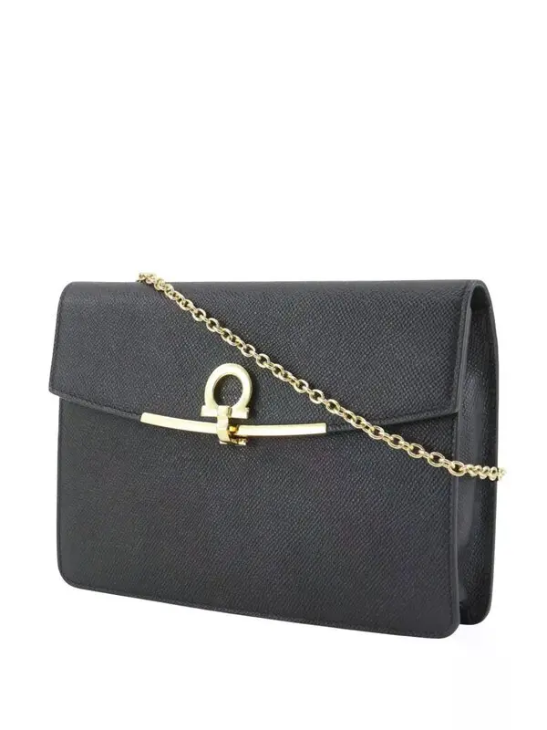 FERRAGAMO Gancini Icona Leather Crossbody Bag