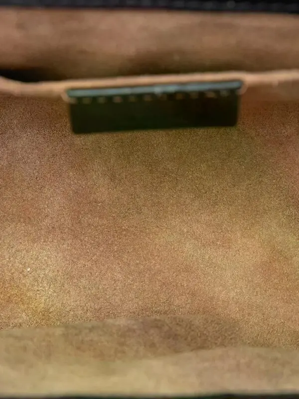 Gucci Small Gg Supreme Padlock Crossbody Bag