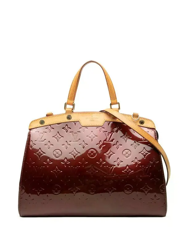 LOUIS VUITTON Monogram Vernis Brea Mm Satchel