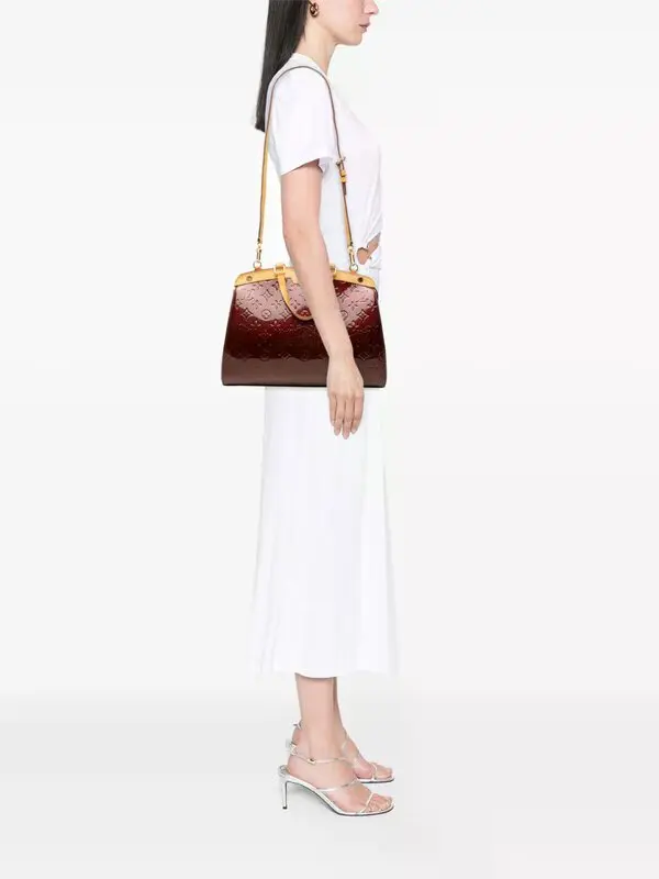 LOUIS VUITTON Monogram Vernis Brea Mm Satchel