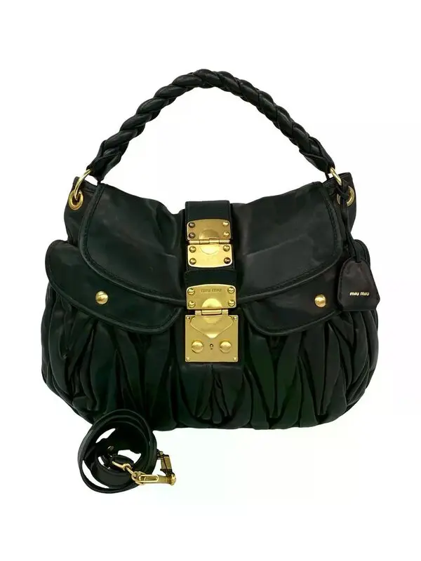 Miu Miu Matelassé Nappa Coffer Satchel
