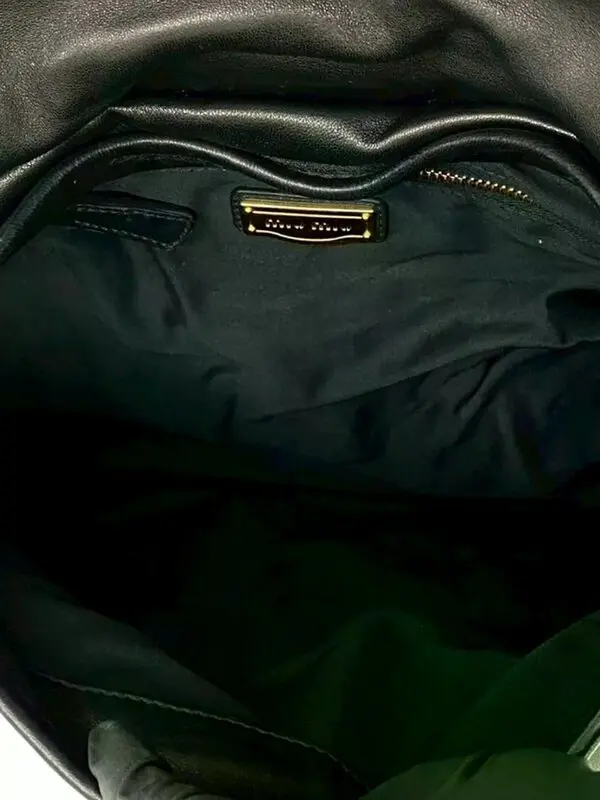 Miu Miu Matelassé Nappa Coffer Satchel