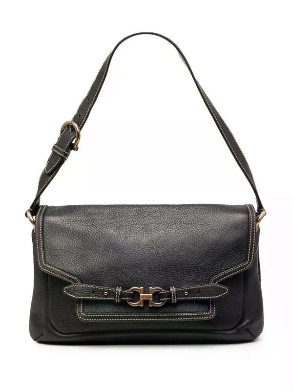 FERRAGAMO Double Gancini Shoulder Bag