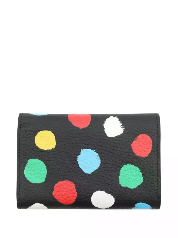 LOUIS VUITTON 2023 Yayoi Kusama Taurillon Capucines Compact Wallet Small Wallets