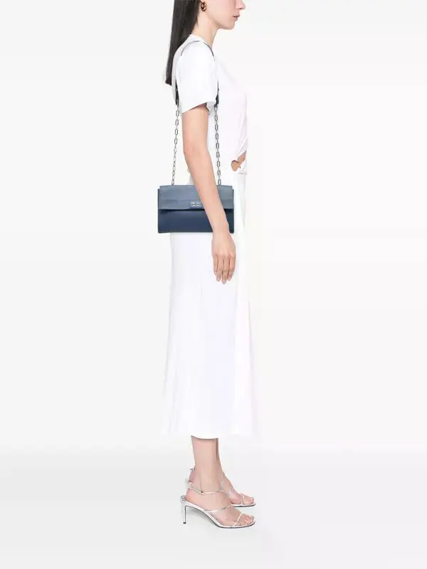 Prada Saffiano Leather Double Turnlock Crossbody Bag